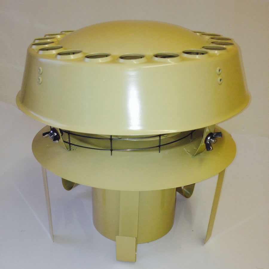Anti Downdraught Chimney Liner Cowl - All Purpose Multi Fuel Anti ...