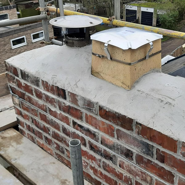 Square Disused Chimney Caps- Strap Fixing - Chimney Cowl Products